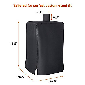 NEXCOVER 73550 Pellet Smoker Cover, 600D Heavy Duty BBQ Grill Cover for Pit Boss Grills 77550 5.5 and 5 Series PBV5P1, pro Series 4 Vertical Pellet Smokers PBV4PS1