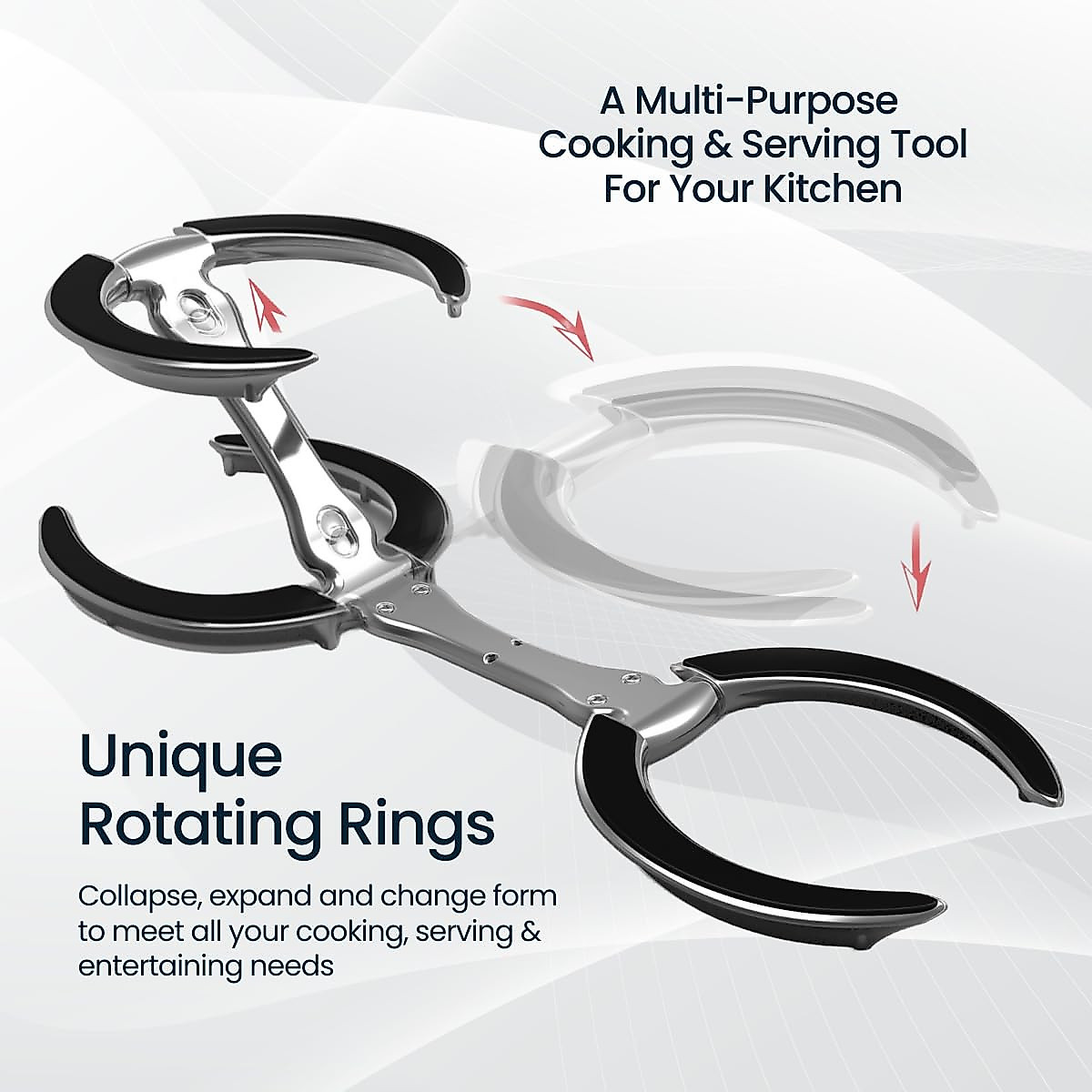 Trivae Unique Patented Pan Lid, Utensil and Pot Holder, Dish / Cake Serving Stand and Trivet All-in-1 for The Kitchen Lover