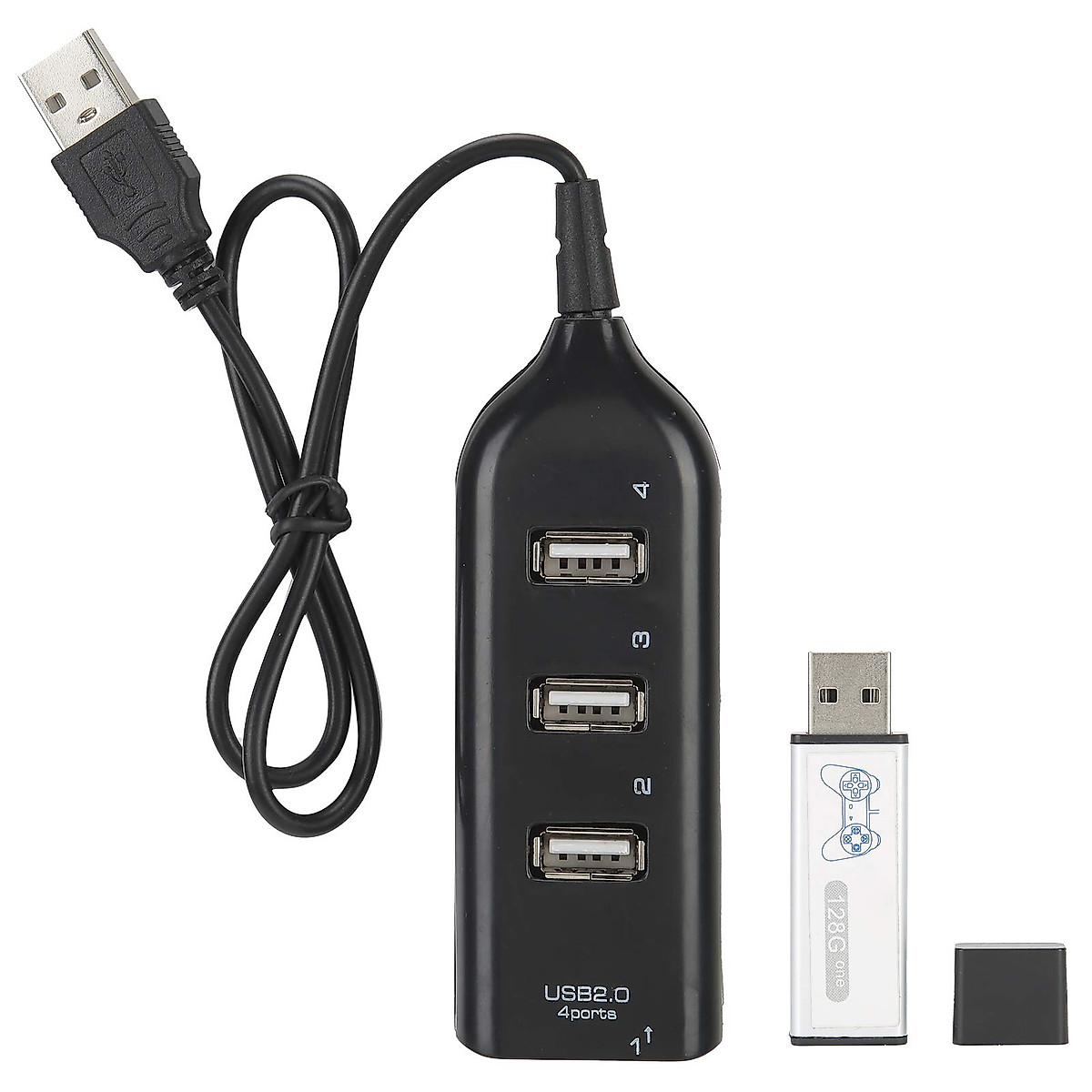 128GB Game Expansion Memory Stick Game Enhancer with Direct Connection Support Double Play for PS1 Mini dn Game Box
