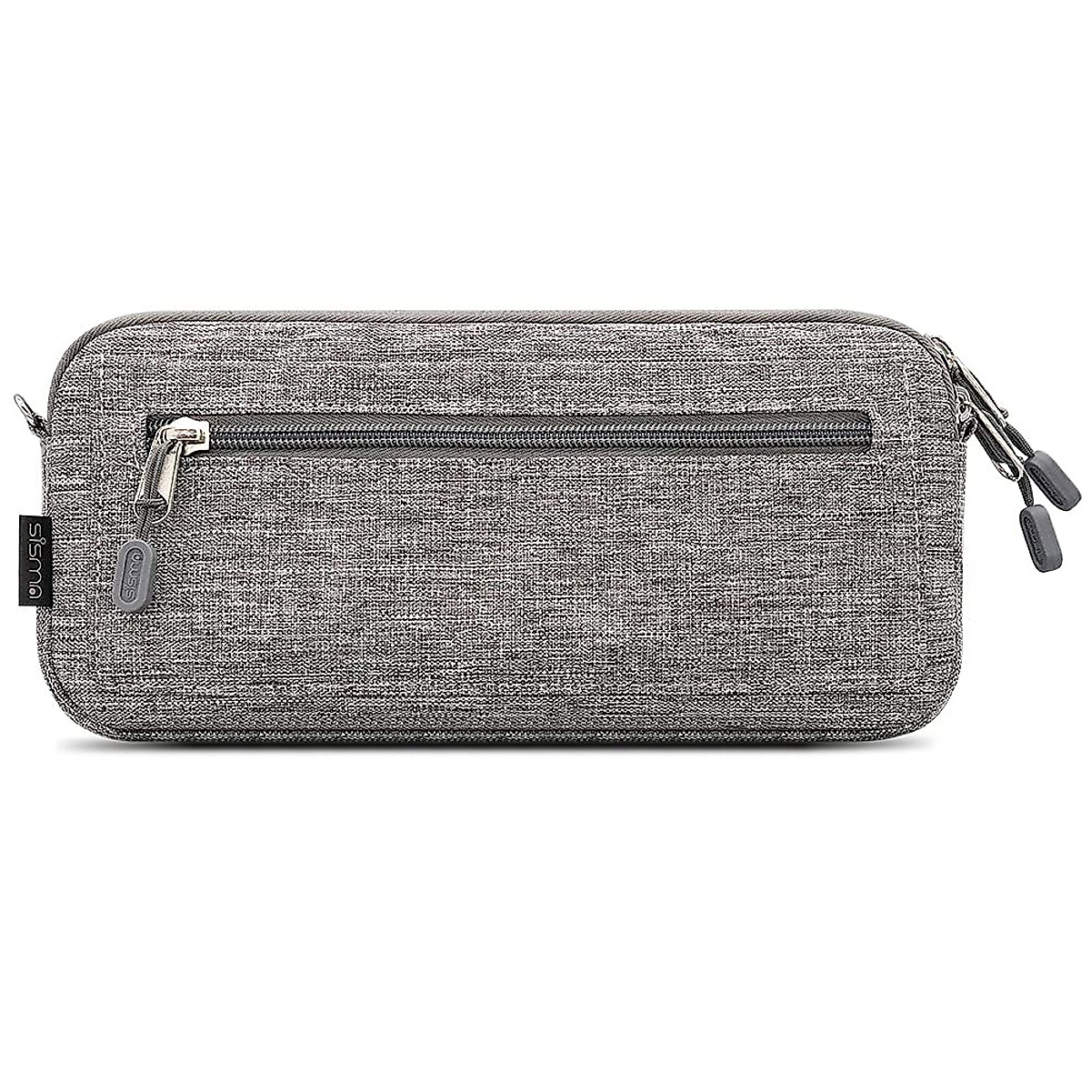 sisma Switch Case Compatible with Nintendo Switch or Switch Lite, Lightweight Soft Travel Carrying Case Storage Pouch Protective Cover, Grey