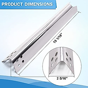 Adviace Grill Replacement Parts for Brinkmann 810-6680-S, Replacement Brinkmann 810-6680-S Parts Replacement Brinkmann Heat Plate 810-6680-S, 6-Pack