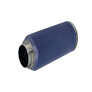 Personalized Bottle 20 oz with Straw Navy Blue Custom Laser Engraved Stainless Steel Vacuum Insulated Sport Bottle with Name