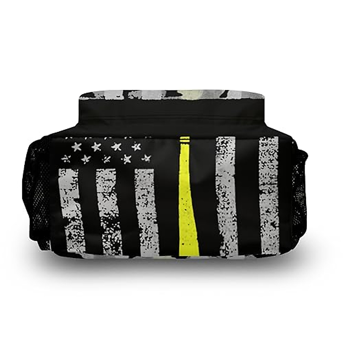 Casual Backpack Softball Flag Print School Bag Travel Backpacks