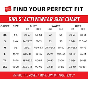 Hanes Girls Ecosmart Crewneck Sweatshirt, Soft Midweight Fleece For Pullover Sweater, White, Medium US