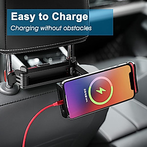 YIYANT Tablet iPad Holder for Car Headrest Mount, iPad Car Backseat Seat Holder Long Road Trip Travel Accessories Essentials for Kids Adults Fits All 4.7-11" cellphones iPad/Mini/Pro Galaxy