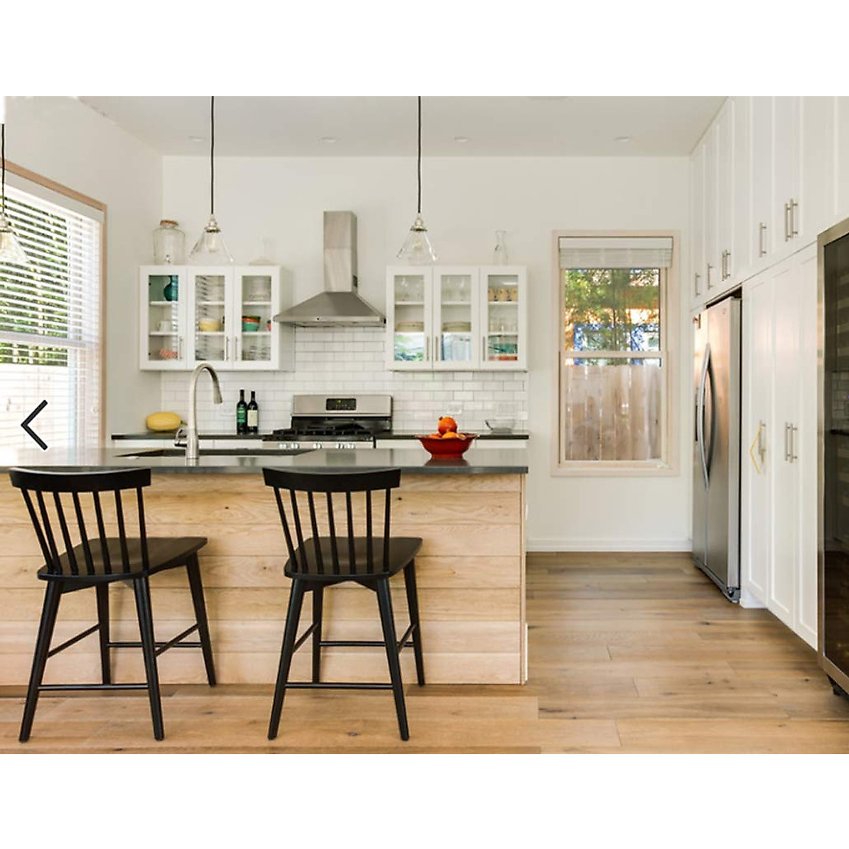 Yosoan -Light Vintage Edison Hanging Pendant Light, Mini Funnel Flared Glass Clear Glass Shade for Kitchen Bathroom Porch Living Room Dinning Room Office Restaurants Hotels Bar Island (Brushed)