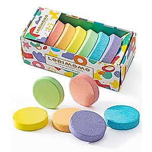 LORIMOMO Shower Steamers,6 PCS Shower Bombs Aromatherapy with Essential Oils, Shower Bombs Creat The Home-spa,Fizzies Great for Sinus and Stress Relief,Shower Steamers for Women Gift Set