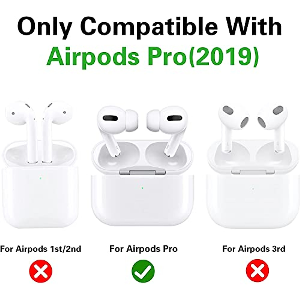 ATHEFUT Sloths Airpods Pro Case, Shockproof Protective Soft Cute Skin Case Cover for Airpods Pro Case Accessories