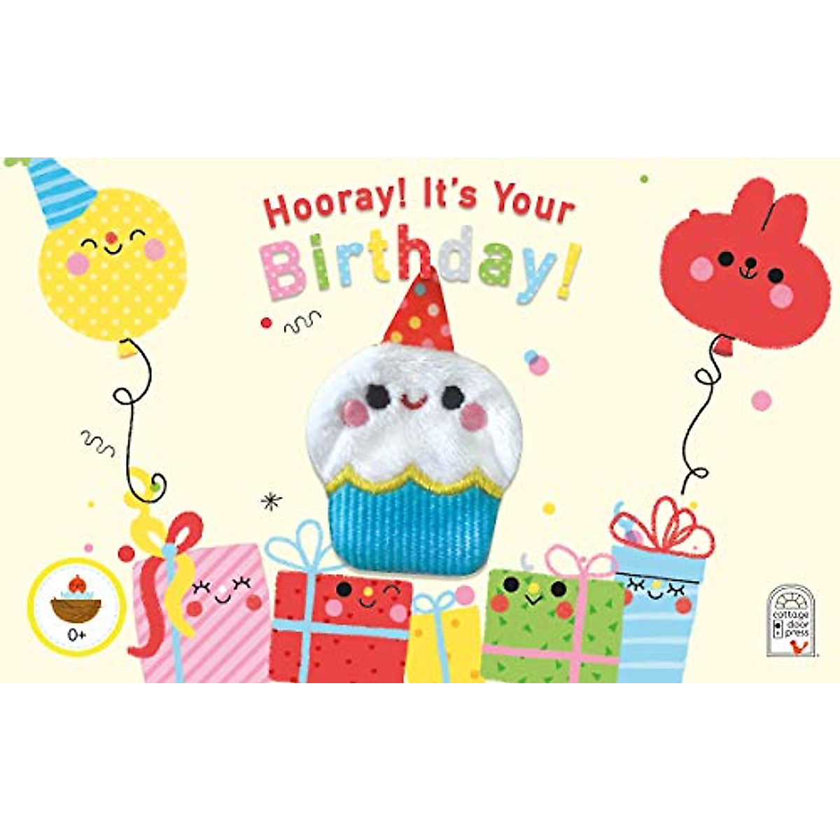 Hooray It's Your Birthday! Finger Puppet Board Book for Celebrations & Parties Ages 1-4 (Finger Puppet Board Books)