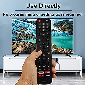 New IR ERF2A60 Remote Control Fit for Hisense Smart 4K TV 65H8F 50H8F 65H9F 55H9F 55H8F 43H6570F 50H6570F 55H6570F 65H6570 55H9020F 55H9030F with Two Batteries (Without Voice Function)