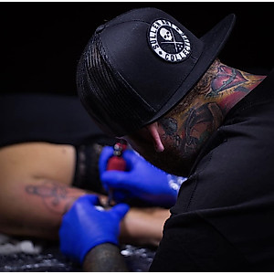 Sullen Badge of Honor BOH Mesh Back Snapback Tattoo Lifestyle Hat - Black