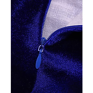 Romy's Collection Girls Princess Costume Cosplay Dress Up for Toddler Girls (5-6, Snow Blue)