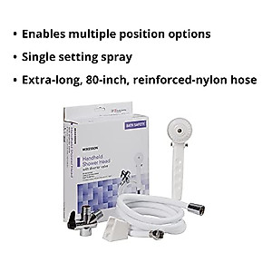 McKesson Handheld Shower 80-inch Hose, 1 Count