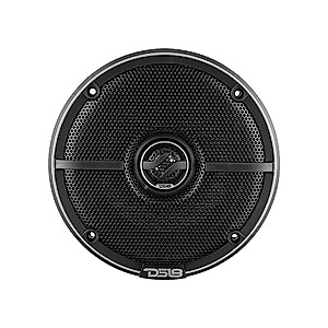 DS18 ZXI-654 6.5" Car Audio Coaxial Car Speakers with Built in Neodymium Tweeter and Kevlar Cone 2 Way 240 Watts Max 4 Ohm - Car Stereo Sound System with Removable Grill (2 Speakers)