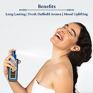 Blue Nectar Chamba Wild Nargis Body Mist for long lasting freshness and aromatic body odor (3.4 Fl oz)