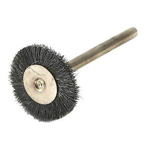 Forney 60241 Wire Bristle Brush Set, 1/8-Inch Shank, 3-Piece