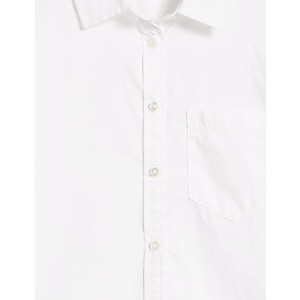 Amazon Essentials Women's Classic-Fit Long-Sleeve Button-Down Poplin Shirt, White, X-Large