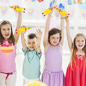 AMOR PRESENT 16PCS Squeaky Rubber Chicken, Screaming Rubber Chickens Toys for Kids Party Favors Prank Toys Dog Toys Noise Maker