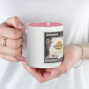 CafePress $100,000 Bill Mug Ceramic Coffee Mug, Tea Cup 11 oz