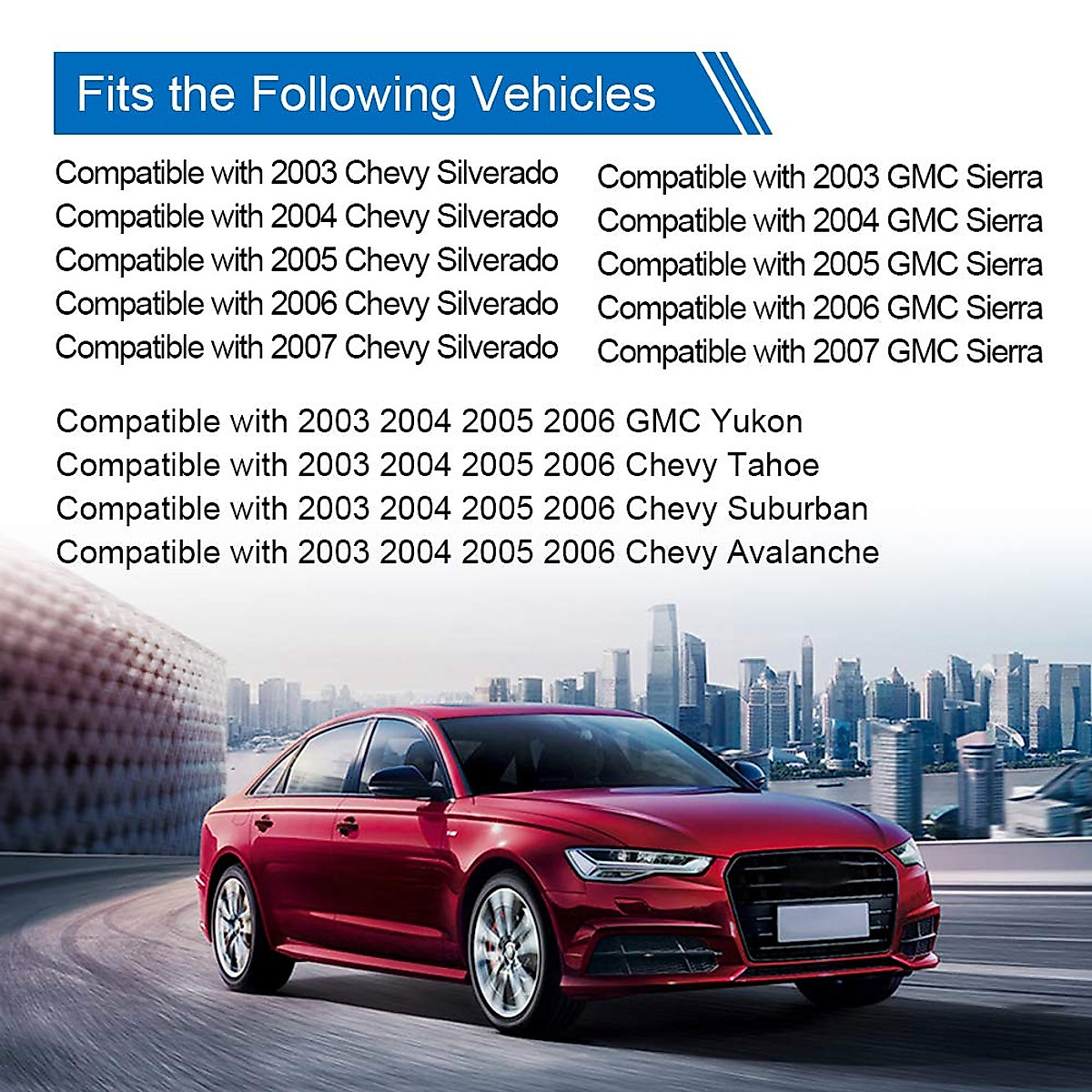 WMPHE Compatible with Headlight Switch Chevy Silverado GMC Sierra 2003-2007 Suburban Avalanche Yukon Tahoe Cadillac Escalade Headlamp Dimmer Switch Replace OE # 19381535 D1595G 15194803