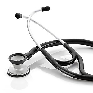 ADC Adscope 606 Ultra Lightweight Cardiology Stethoscope with Tunable AFD Technology, Black