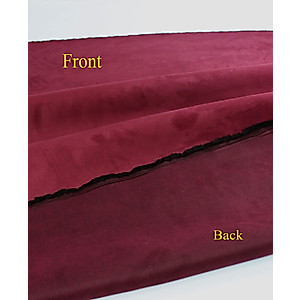 Wine Suede Microsuede Fabric Upholstery Drapery Fabric (1 Yard)
