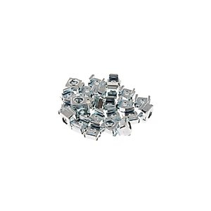 CablesAndKits Rack Mount Cage Nuts, 12-24, Qty 20