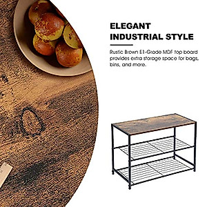 HOMEFORT 4-Tier Shoe Rack All Metal 3-Tier Shoe Rack