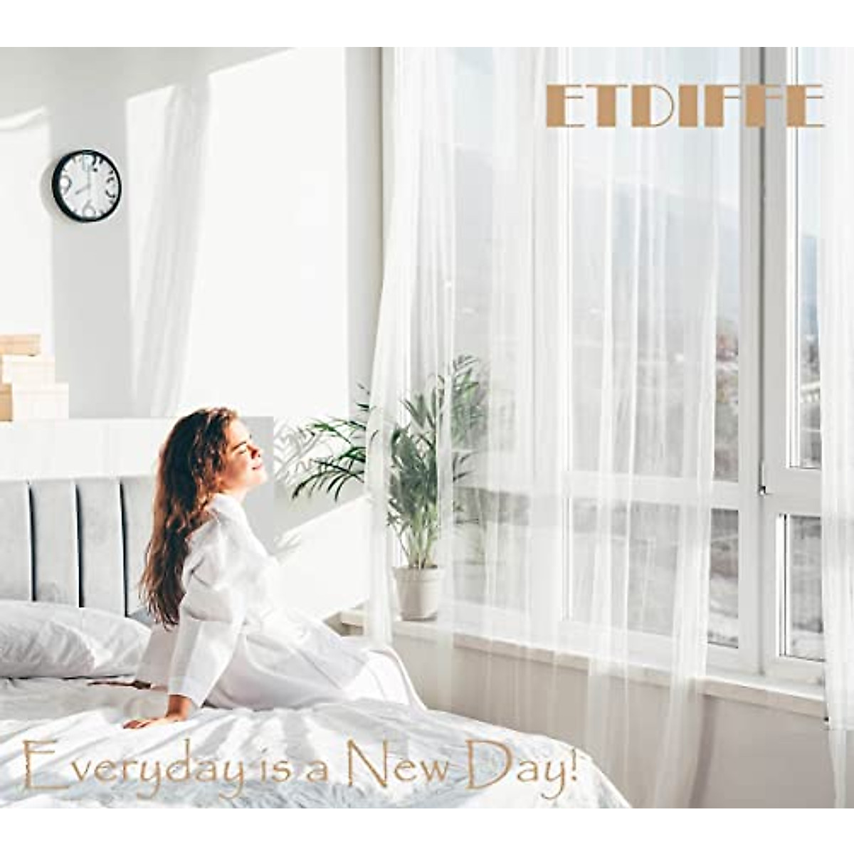 ETDIFFE Floral Duvet Cover Queen Size, 3 Piece Farmhouse Leaves Botanical Garden Pattern Microfiber Comforter Cover Set, Soft and Lightweight Reversible Quilt Cover with Zipper, Green and White