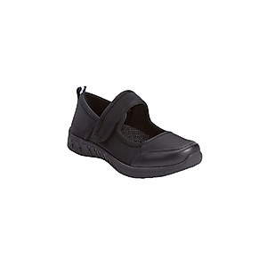 Comfortview Women's Wide Width The Water Shoe- 8 1/2 W, Black