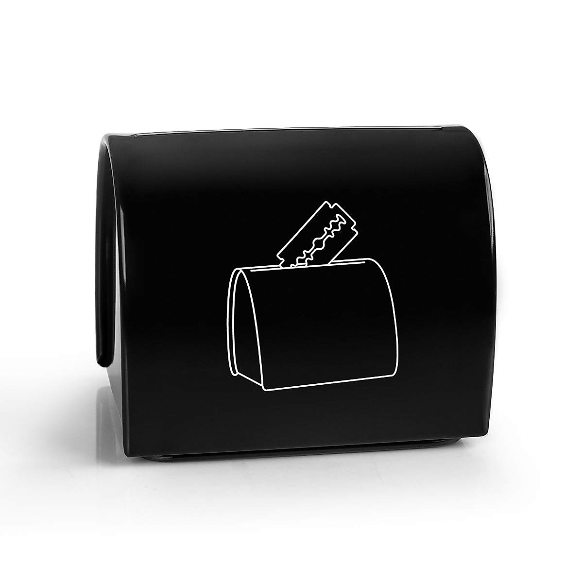 QSHAVE Blade Disposal Case Safe Storage Bank for Used Safety Razor Blades 2 PCS