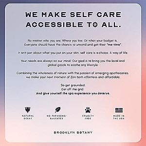 Brooklyn Botany Brown Sugar Body Scrub - Moisturizing and Exfoliating Body, Face, Hand, Foot Scrub - Fights Acne, Fine Lines & Wrinkles, Great Gifts For Women & Men - 10 oz