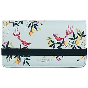 Sara Miller Duck Egg Orchard Birds Travel Wallet