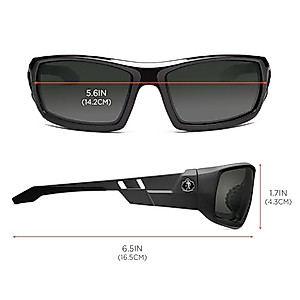 Skullerz Odin Anti-Fog Safety Sunglasses - Black Frame, Smoke Lens