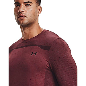 Under Armour Seamless Long Sleeve T-shirt, Blur (652)/Black, Small