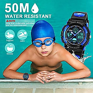 Boy Digital Watch Gifts for 5-15 Year Old Boys Girl Teen, Toys 6-16 Present Kids Age