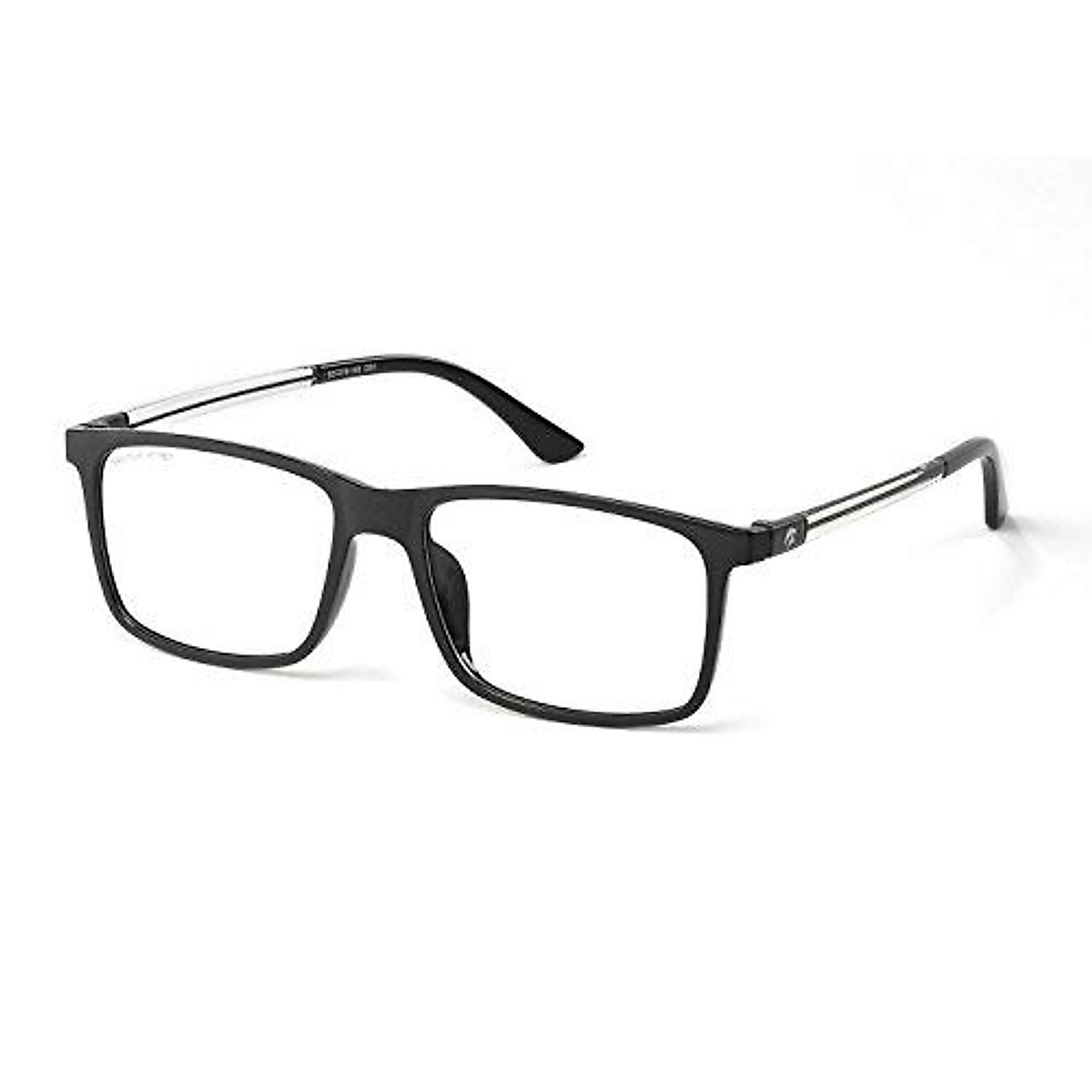 Eagle Eyes 3in1 Magnetic Polarized Sunglasses/Night Driving Clip-on With Computer Lens Base Frame - (Black/Clear)