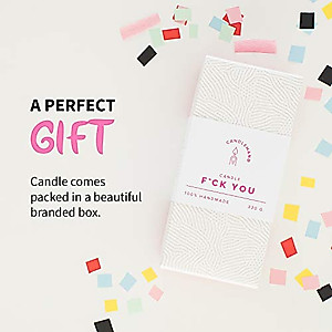 CandleHand Hand Gesture Candle Middle Finger - Big Real Hand Size 8.7 x 3.5 x 3 inches - Unusual Birthday, Office, Housewarming Gift (Pink)