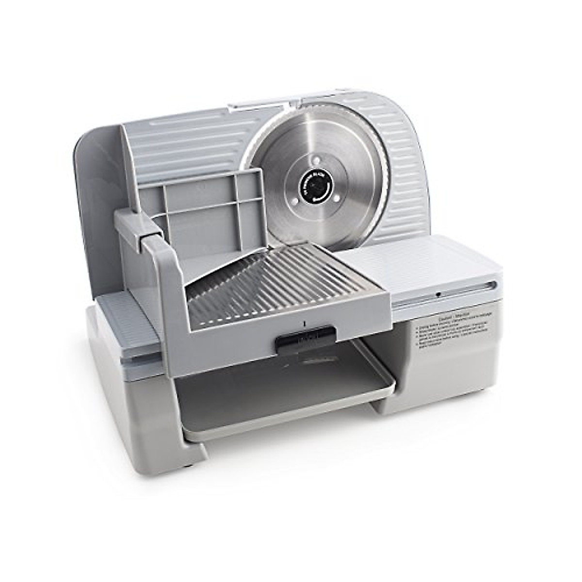 Chef'sChoice 609A Electric Meat Slicer with Stainless Steel Blade Features Slice Thickness Control and Tilted Food Carriage Easy Clean, 7-Inch, Silver