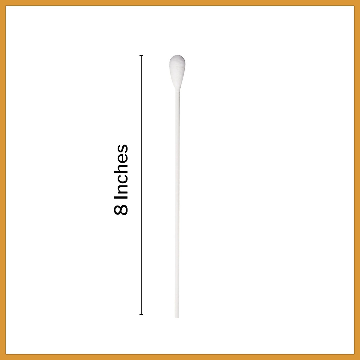 McKesson OB/GYN Applicators Rayon Tipped, Non-Sterile, 8 in, 50 Count, 1 Pack