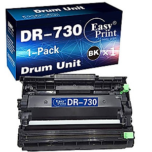 EASYPRINT (1x Drum Unit, Black) Compatible DR-730 Drum Unit DR730 Imaging Unit Used for Brother MFC-L2750DW MFC-L2710DW DCP-L2550DW HL-L2350DW L2390DW L2395DW HL-L2370DW HL-L2370DWXL Printer