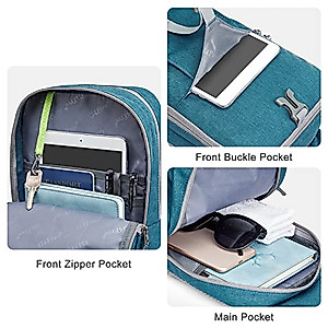 G4Free Sling Bag Sling Backpack Crossbody Chest Bag Daypack for Hiking Traveling (Teal Blue)