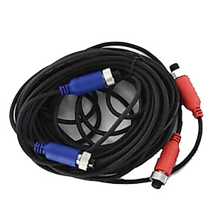 VTSYIQI 10m Flow Meter Cable TS-2 Liquid Ultrasonic Flow Meters Clamp On Transducers Sensor with Pipe Diameter DN25~100mm for TUF-2000H TUF-2000P TUC-2000E Ultrasonic Flow Meter