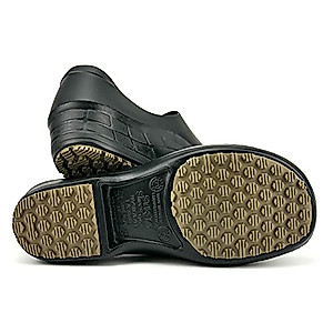 Sticky Nursing Shoes for Women - Professional Waterproof Non-Slip - Hospital Icons (Dentistry - Black, Numeric_8)