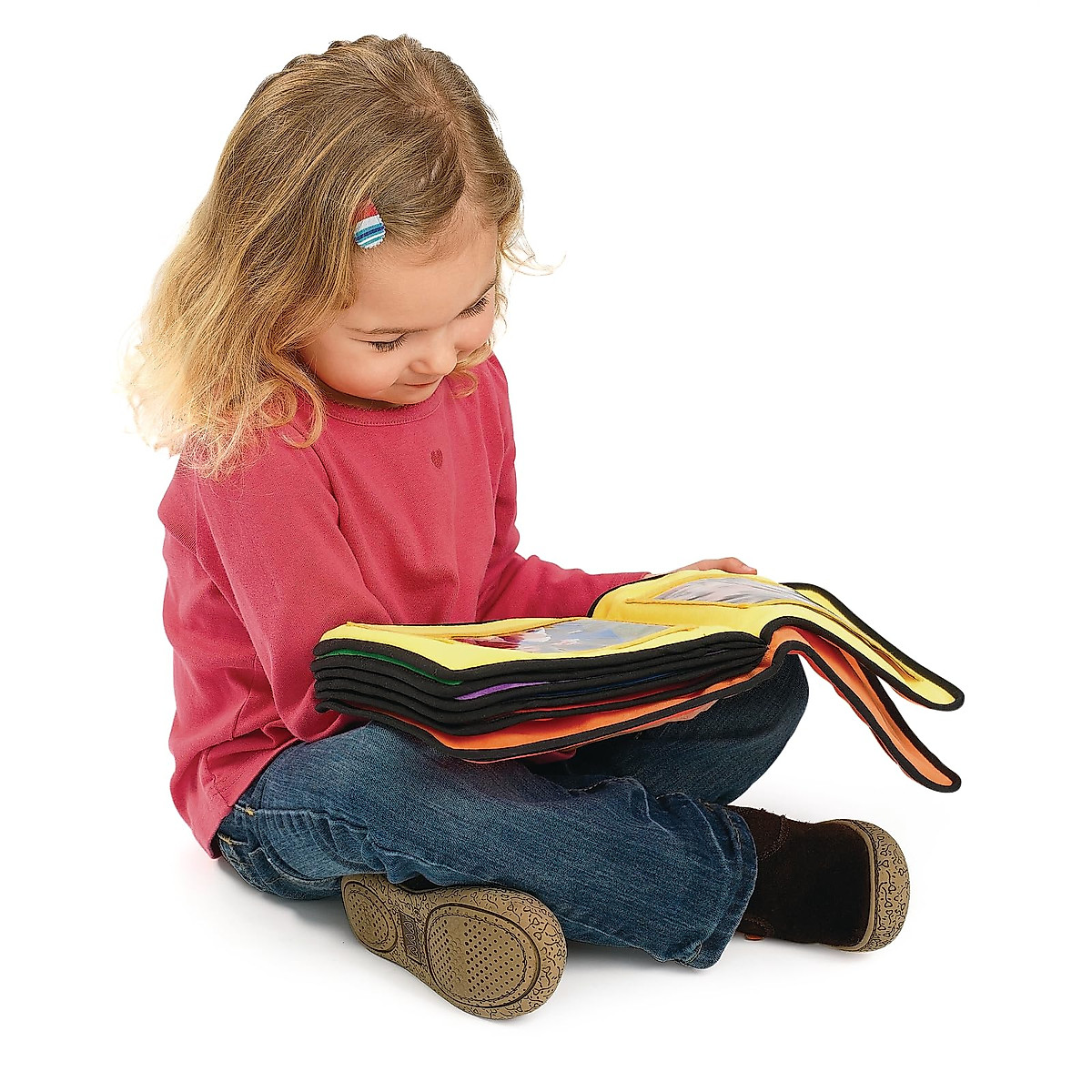 Excellerations Fabric Photo Album 13 Pockets for Kids and Families, Social Emotional Development Tool