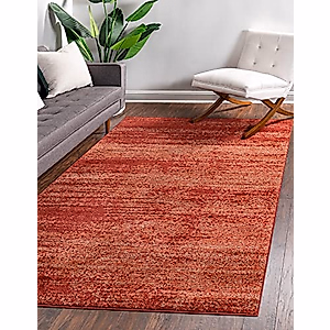 Rugs.com Angelica Collection Rug – 2' x 3' Terracotta Medium Rug Perfect for Entryways, Kitchens, Breakfast Nooks, Accent Pieces