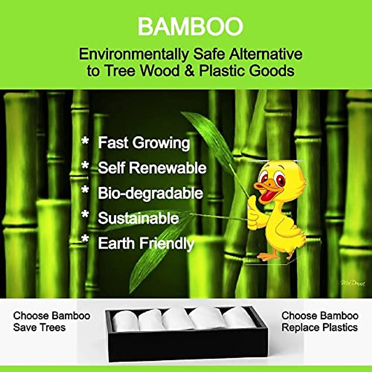 Bamboo Guest Towel Holder In Black (9.75"x 5.50"x 2") – Bathroom Napkin Tray – Multipurpose Organizer & Accessory Box - For Guest Bathroom, Desk, Dining Table, Kitchen Counter & Drawers