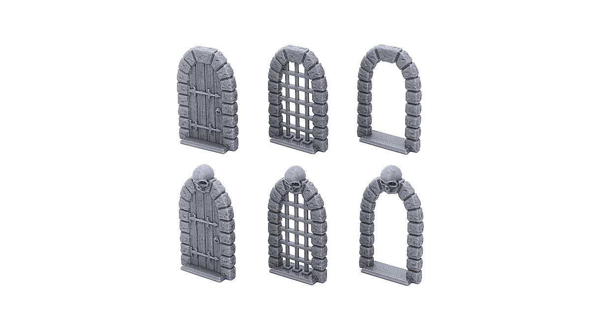 Retro Dungeon Doors for Tabletop RPG & Wargames | EnderToys