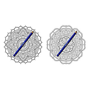 The Art of Mandala 2: Adult Coloring Book Featuring Calming Mandalas designed to relax and calm