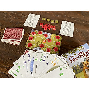 Renegade Game Studios Fox in The Forest Duet Card Game for 2 Players Aged 10 & Up, Cooperative Trick-Taking Game.